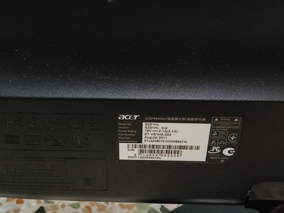 LCD Monitor Screen spart parts [Defective], Computers & Tech, Parts ...