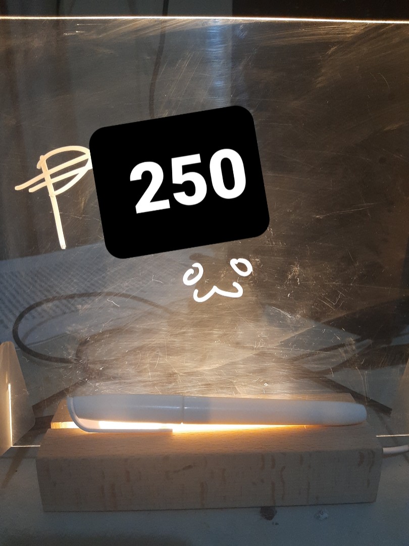 LED TRANSPARENT ACRYLIC BOARD PLANNER WITH LIGHTS, Hobbies & Toys ...