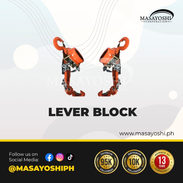 Lever Block Heavy Duty 0.5T x 1.5M | Lifting | Lifter | Industrial ...