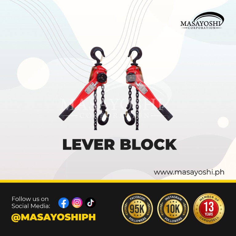 Lever Block Heavy Duty 1.5T x 1.5M | Construction Supplies | Lifting ...