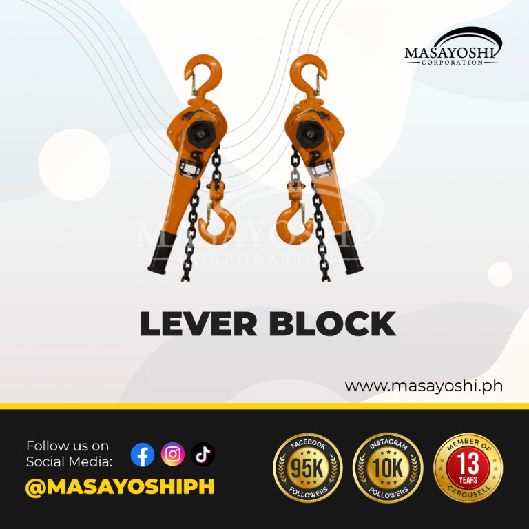 Lever Block Heavy Duty 3T x 1.5M | Industrial Supplies | Lifting ...