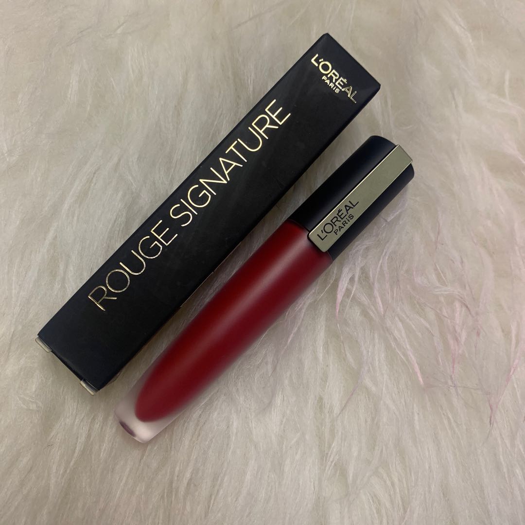 Loreal rouge signature lipstick shade desired, Kesehatan & Kecantikan ...