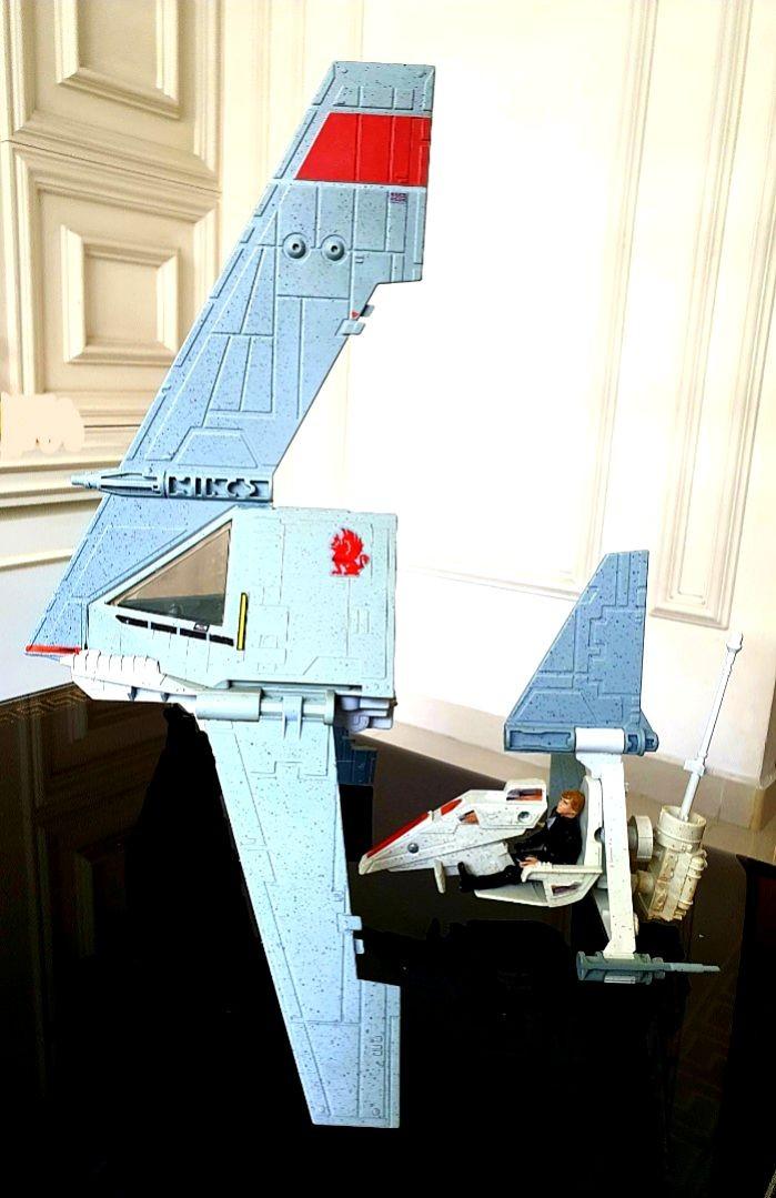 Luke's T-16 Skyhopper 1996 Star Wars Vehicle plus Vintage Luke ...