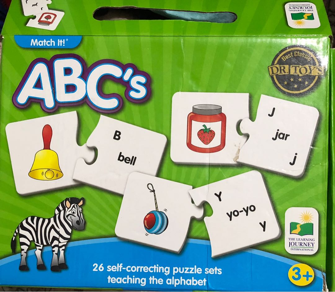 Match It! ABC’s, Hobbies & Toys, Toys & Games on Carousell