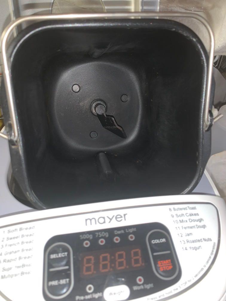 Mayer bread maker 750g MMBM12, TV & Home Appliances, Kitchen Appliances ...