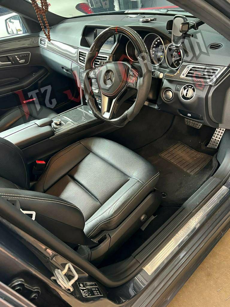 Mercedes W212 FL E250 Carbon fiber interior trim set, Car Accessories ...