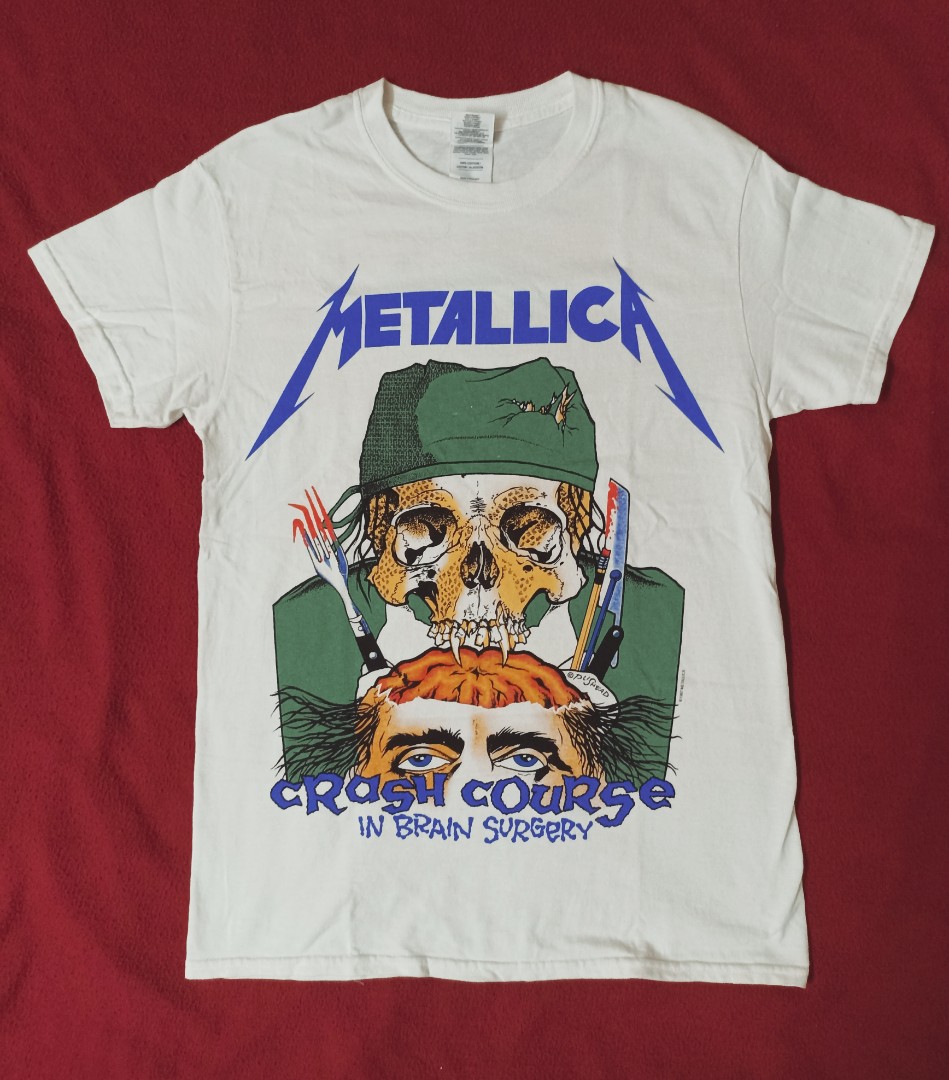 METALLICA CRASH COURSE BAND SHIRT, Men's Fashion, Tops & Sets, Tshirts ...