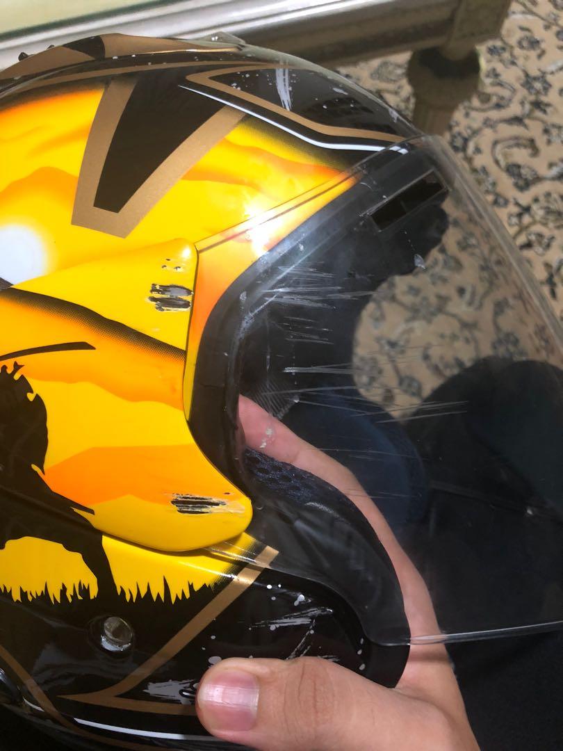 MHR Arai Samurai Design Helmet, Motorcycles, Motorcycle Accessories on ...