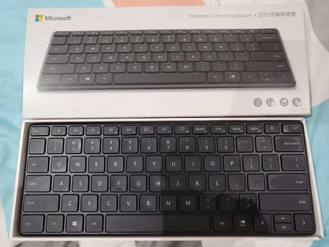 Microsoft Designer Keyboard Compact, Computers & Tech, Parts ...