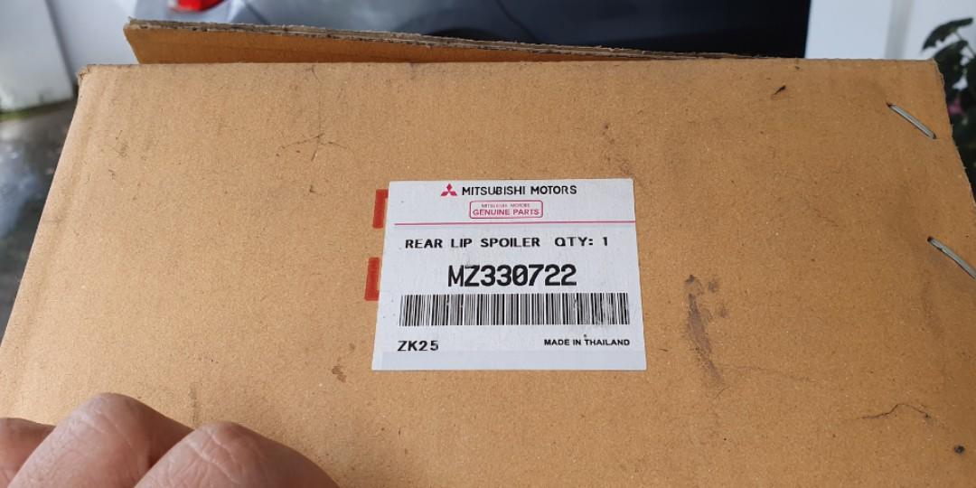 Mitsubishi Mirage g4 OEM Duck tail, complete package, Car Parts ...