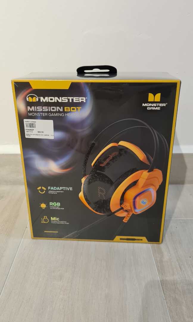 Monster gaming headset, Audio, Headphones & Headsets on Carousell