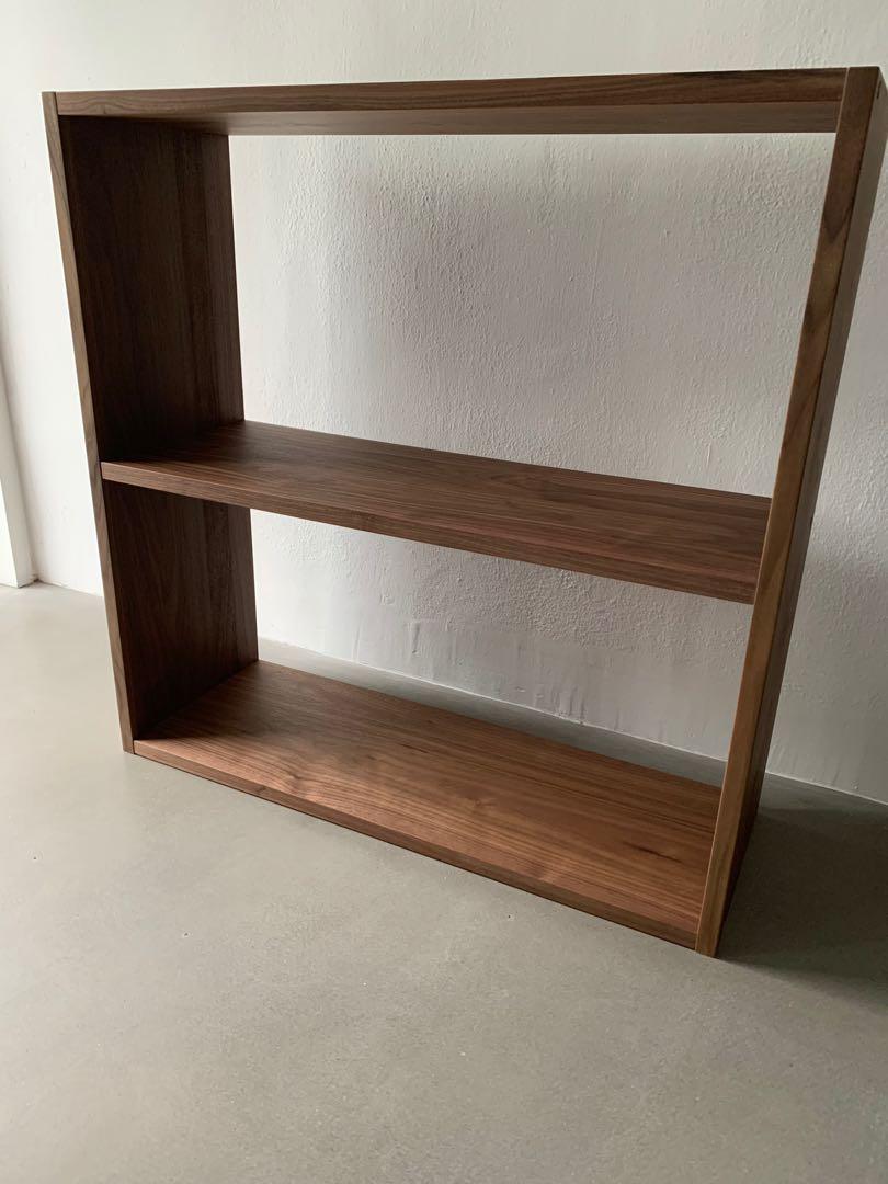 Muji Walnut Stacking Shelf, Furniture & Home Living, Furniture, Shelves ...