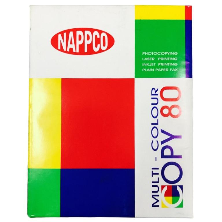 Nappco Multi Color Copy Paper 80 GSM Letter Size Short Sub 24 per ream ...