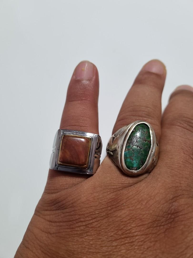 Natural Agathis (Raja Kayu) Ring, Women's Fashion, Jewelry & Organisers ...