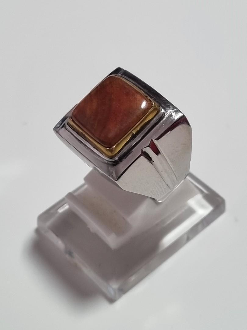 Natural Agathis (Raja Kayu) Ring, Women's Fashion, Jewelry & Organisers ...