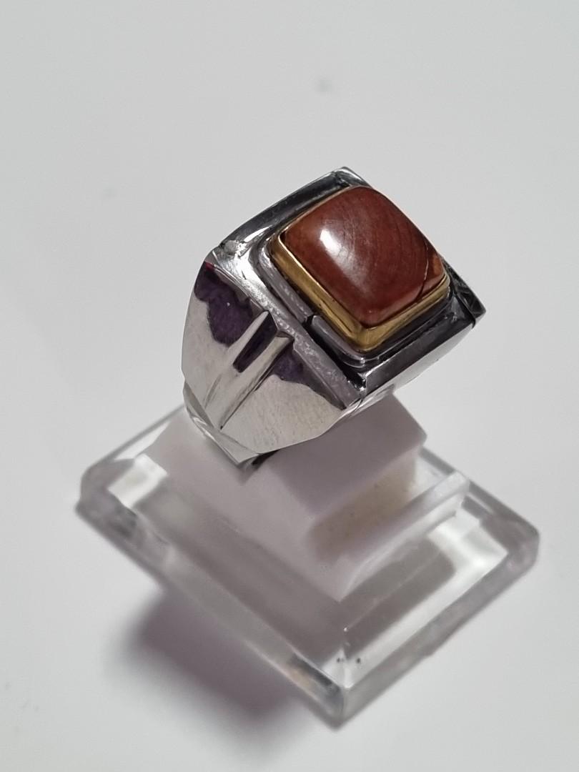 Natural Agathis (Raja Kayu) Ring, Women's Fashion, Jewelry & Organisers ...