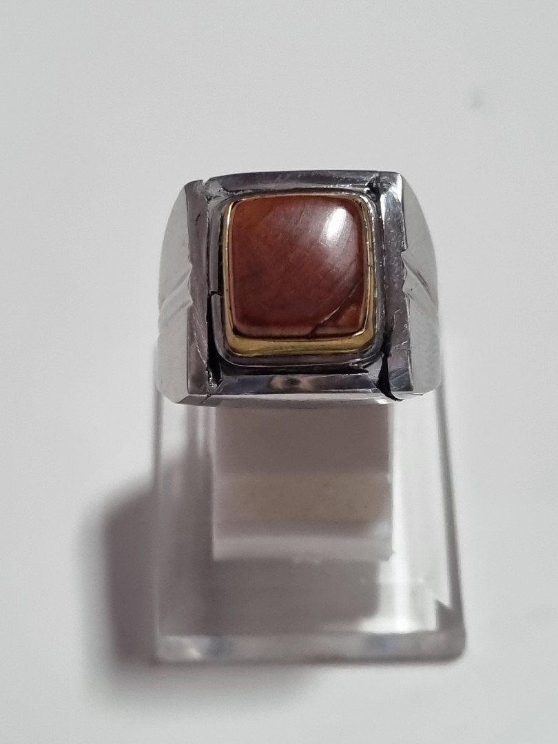 Natural Agathis (Raja Kayu) Ring, Women's Fashion, Jewelry & Organisers ...