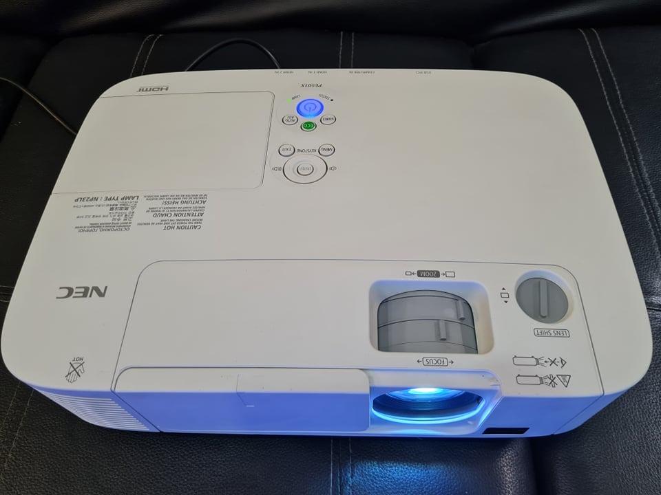 Nec PE501x projector 5000 lumens Large Venue Ultra Bright Series, TV ...