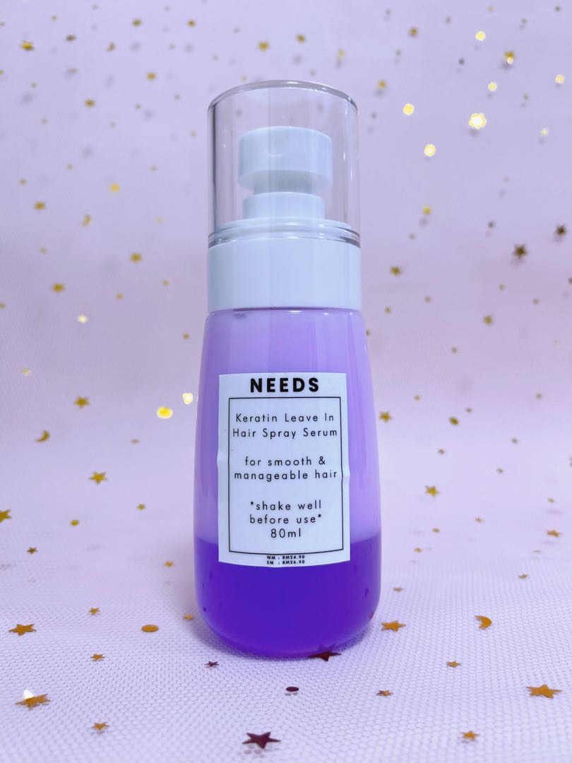 Needs Keratin Hair Spray, Beauty & Personal Care, Hair on Carousell