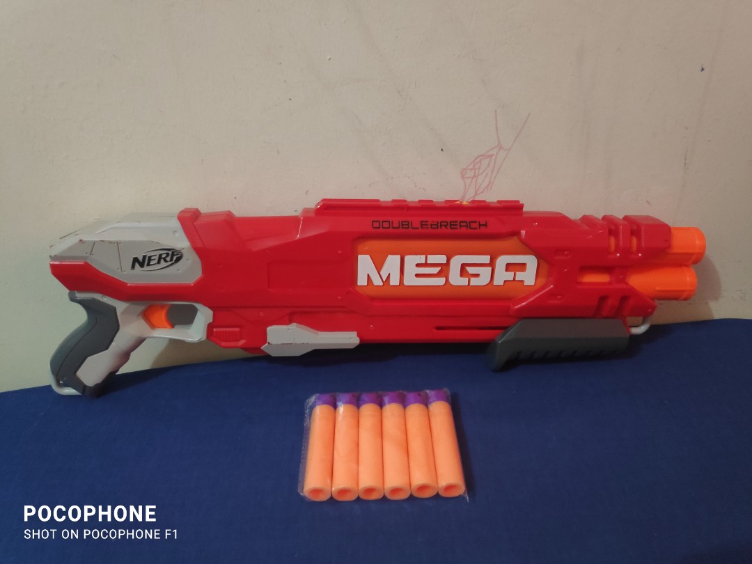 Nerf mega double breach, Hobbies & Toys, Toys & Games on Carousell