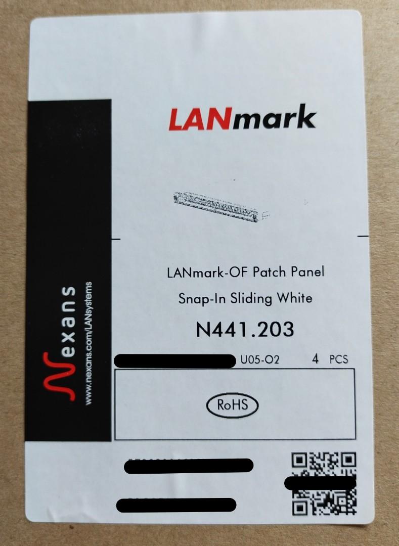 Nexans Fiber Optic patch panel, Computers & Tech, Parts & Accessories ...