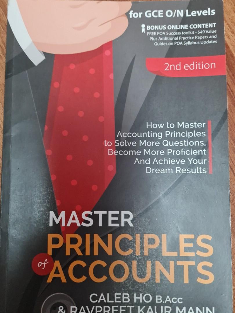 O level Principles of accounts, Hobbies & Toys, Books & Magazines ...