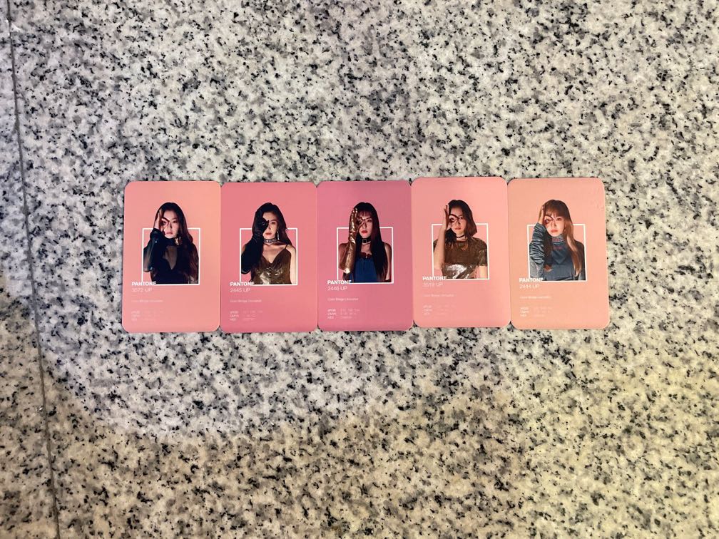 Pantone red velvet cards, Hobbies & Toys, Memorabilia & Collectibles, K ...