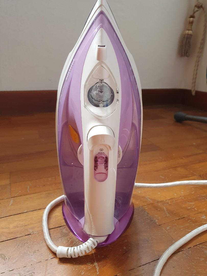 Philips Azur Steam Iron in Pink, TV & Home Appliances, Irons & Steamers ...
