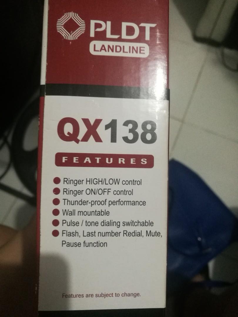 PLDT Landline QX138, TV & Home Appliances, Other Home Appliances on ...