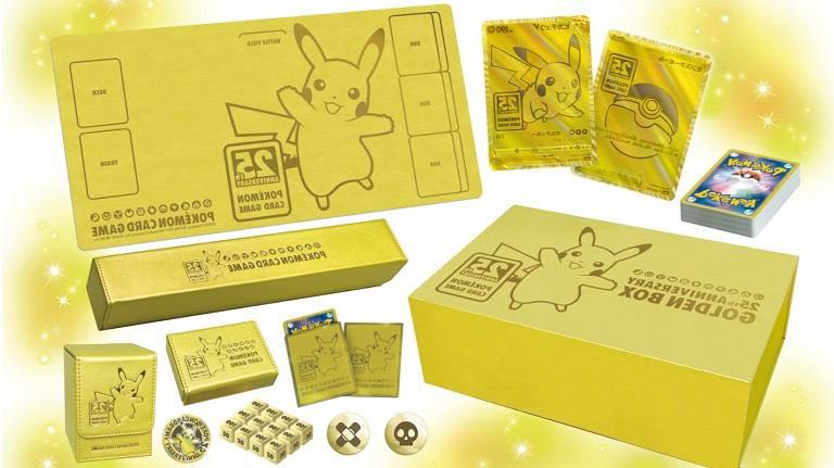 Pokemon TCG Card 25th Anniversary Golden Box, Hobbies & Toys, Toys ...