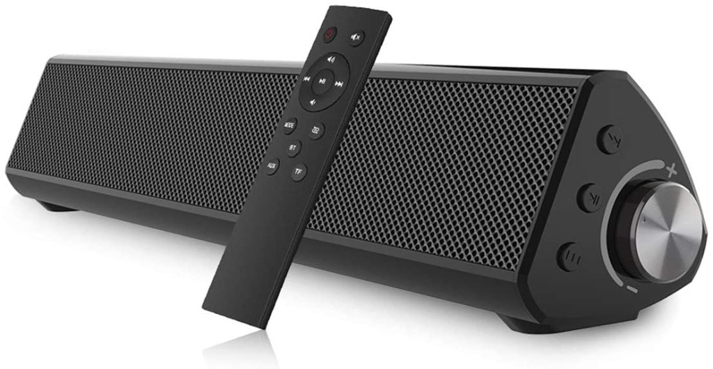 Portable Sound bar, Bestisan Soundbar Wired and Wireless Bluetooth 5.0 ...