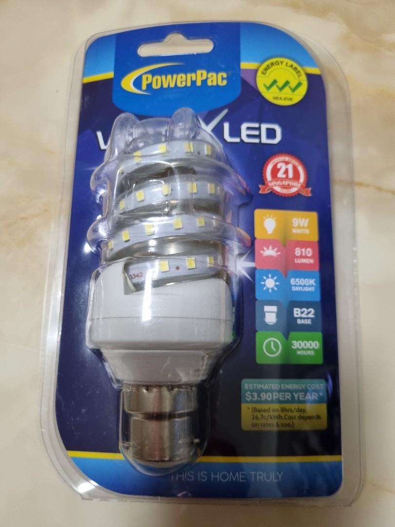 Powerpac LED bulb., Furniture & Home Living, Lighting & Fans, Lighting ...