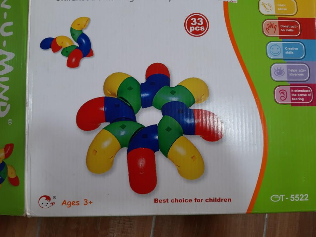 Preloved Rotary Blocks, Hobbies & Toys, Toys & Games on Carousell