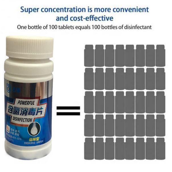 (Preorder) Disinfection Tablet 100pcs disinfectant Tablet Sanitizer ...