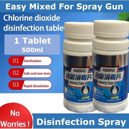 (Preorder) Disinfection Tablet 100pcs disinfectant Tablet Sanitizer ...