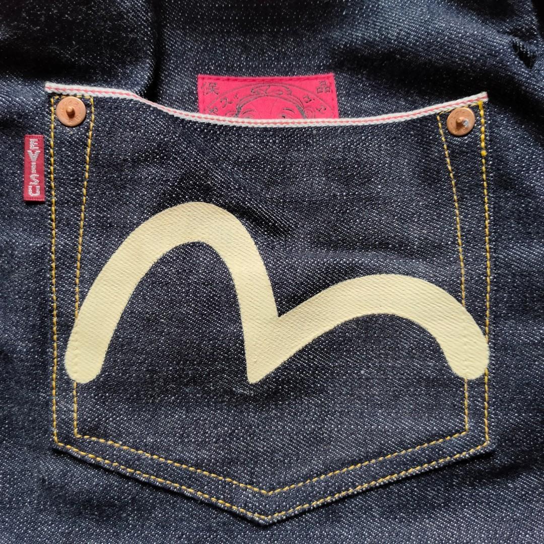 RARE EVISU JAPAN DENIM BACKPACK By YAMANE, Men's Fashion, Bags ...