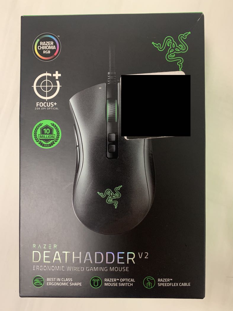 Razer Death Adder v2 Wired Gaming Mouse, Computers & Tech, Parts ...