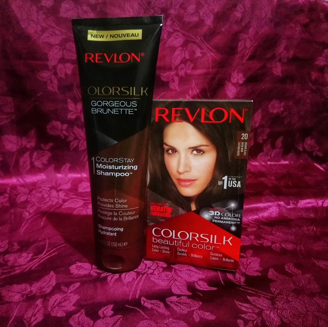 Revlon Colorsilk Permanent 3D Hair Color & Gorgeous Brunette Colorstay ...