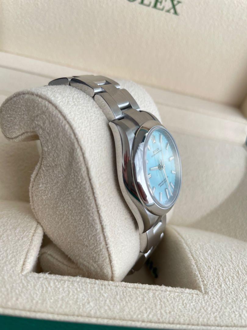 Rolex Oyster Perpetual OP Tiffany Blue 277200 31MM, Luxury, Watches on ...
