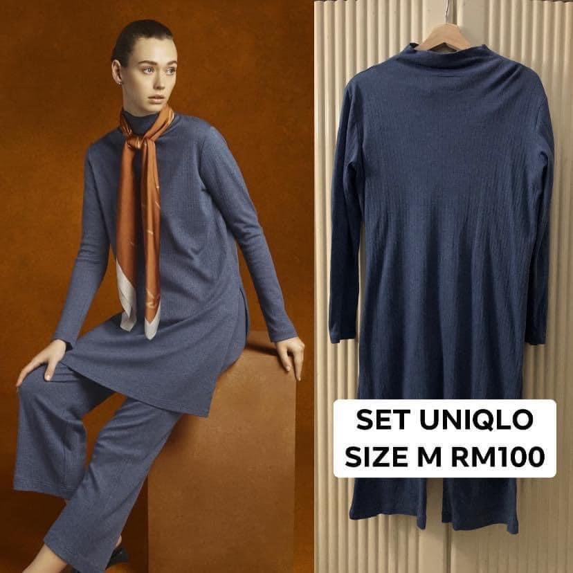 Set Uniqlo, Women's Fashion, Tops, Blouses on Carousell
