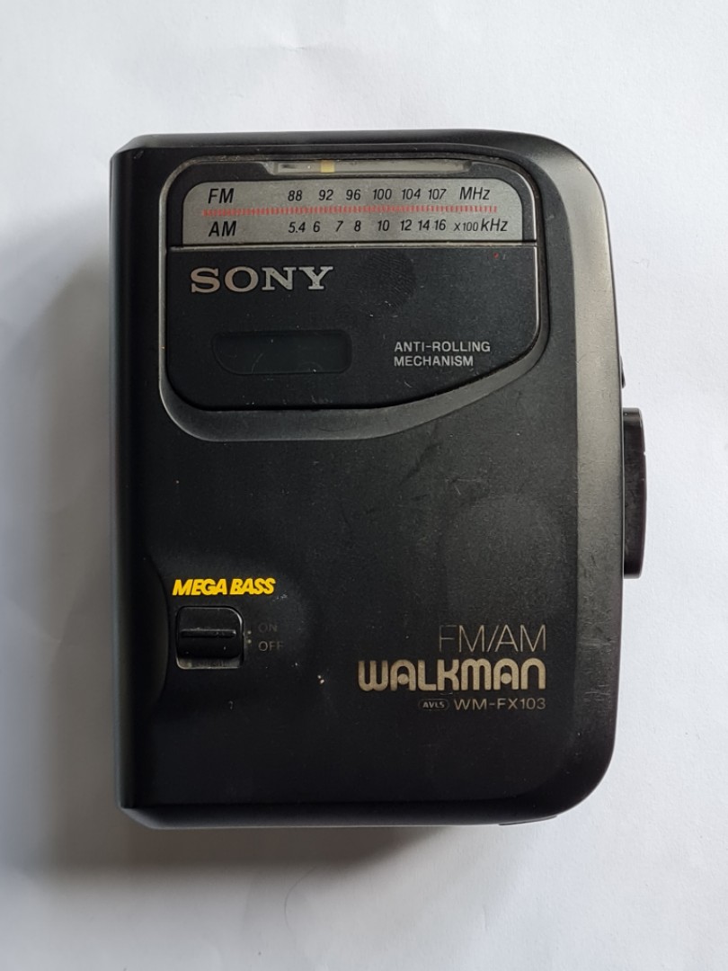 Sony WM-FX103 Walkman Stereo Cassette Player Radio, Audio, Portable Music Players on Carousell