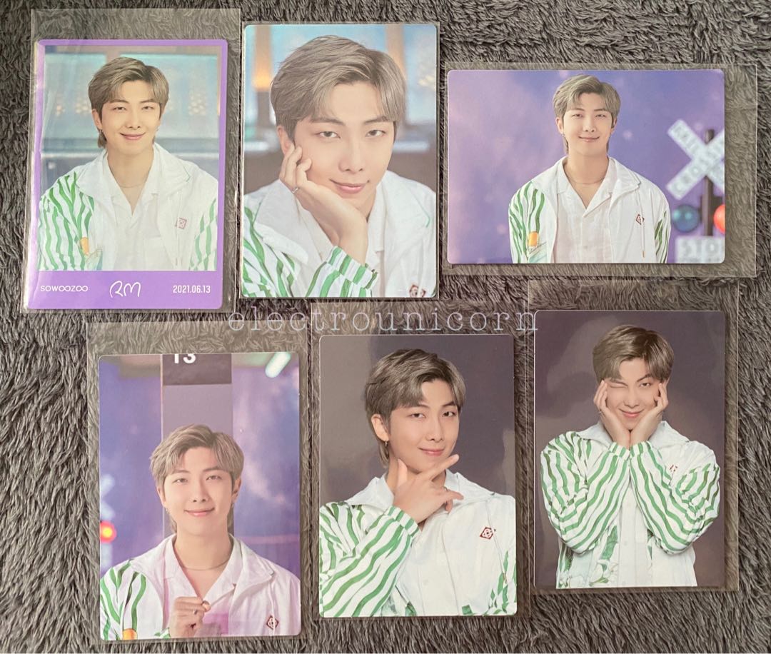 sowoozoo (swz) mini photocards rm set 1/8 special message (msg) card 2 ...
