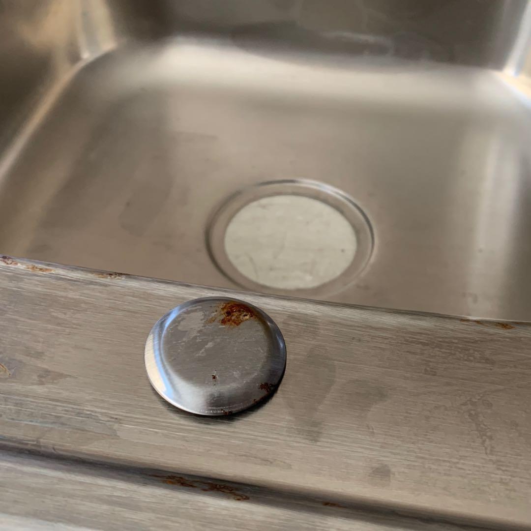 Stainless Steel Kitchen sink (w/ defect), Furniture & Home Living ...