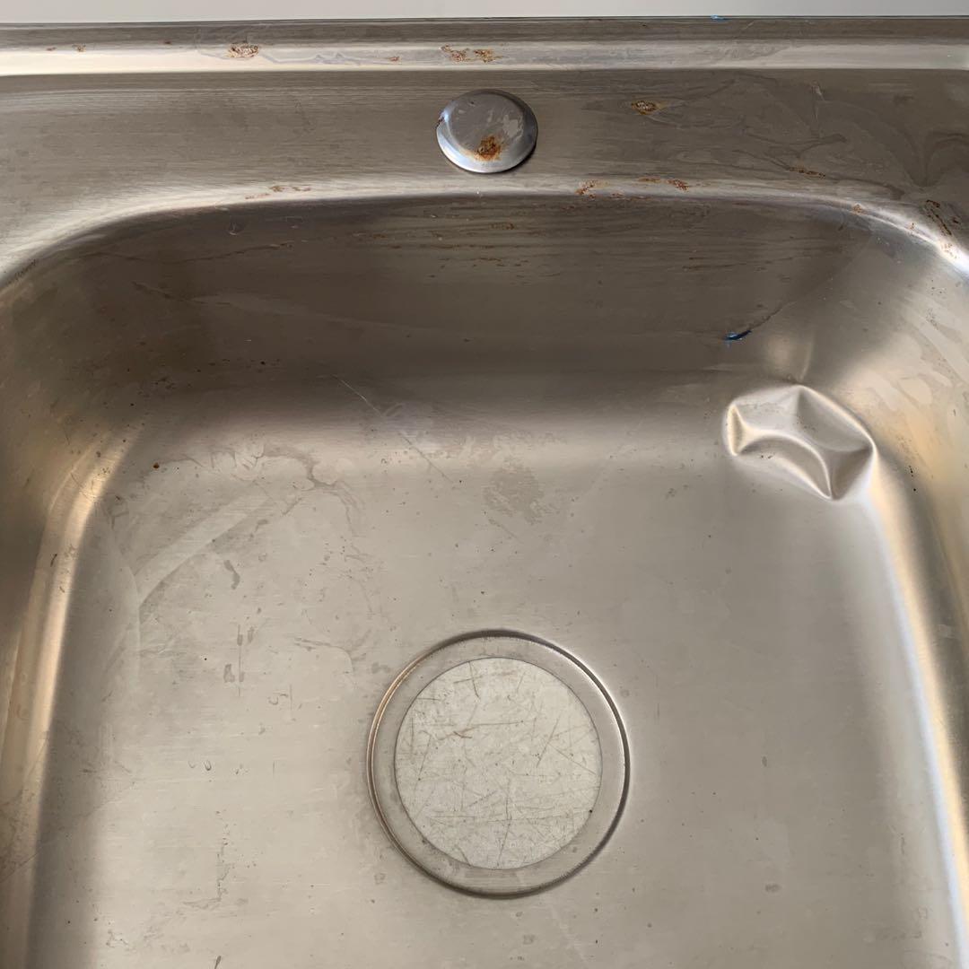 Stainless Steel Kitchen sink (w/ defect), Furniture & Home Living ...