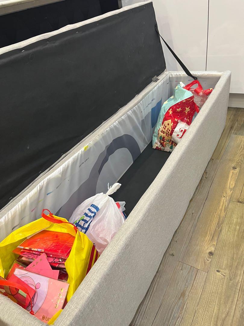 Storage Bench sofa, Furniture & Home Living, Furniture, Sofas on Carousell