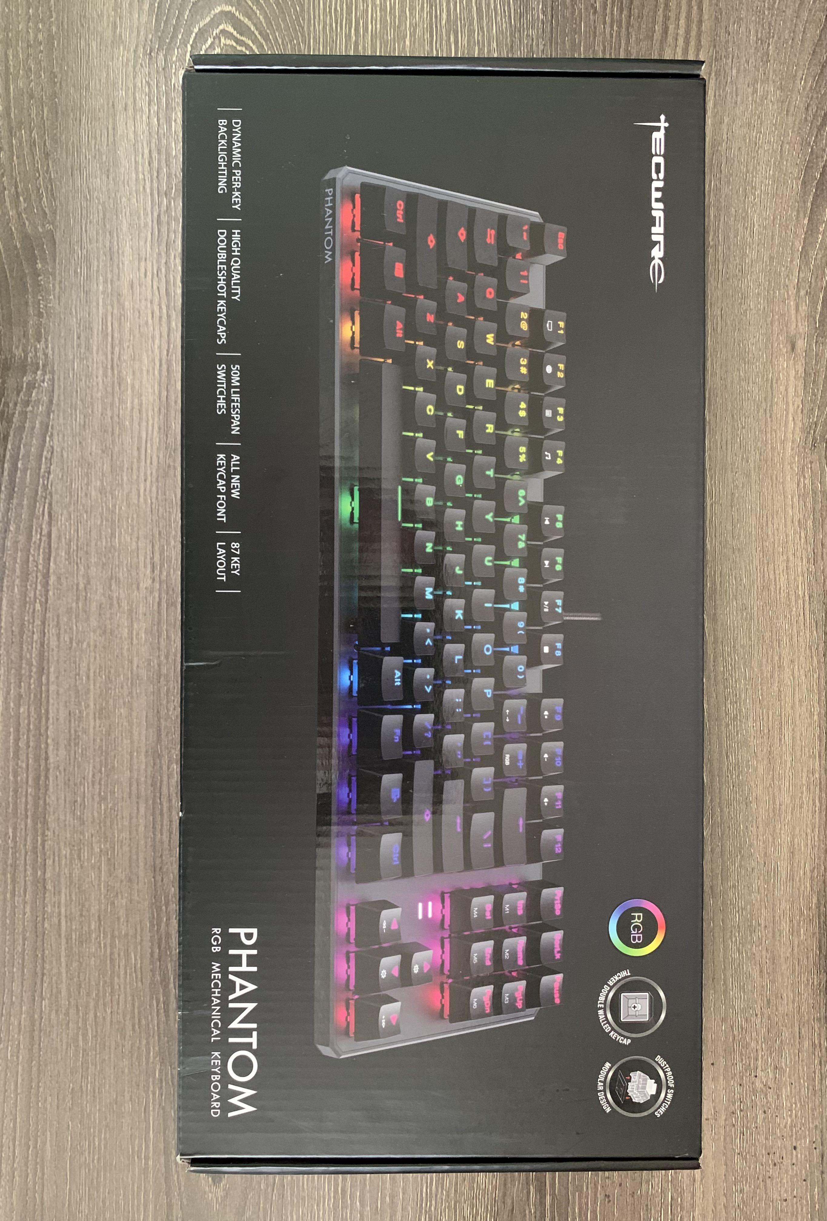 Tecware Phantom RGB Mechanical Keyboard, Computers & Tech, Parts ...