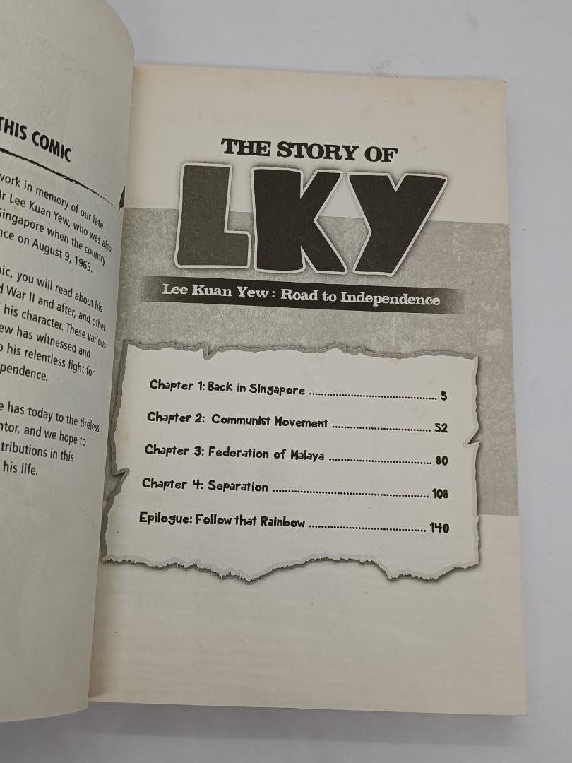 The Story Of LKY: Lee Kuan Yew Road to Independence, Hobbies & Toys ...