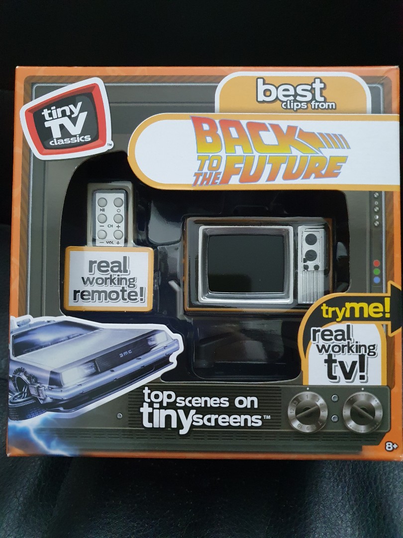 Tiny Tv classics miniature back to the future clips barbie re-ment ...