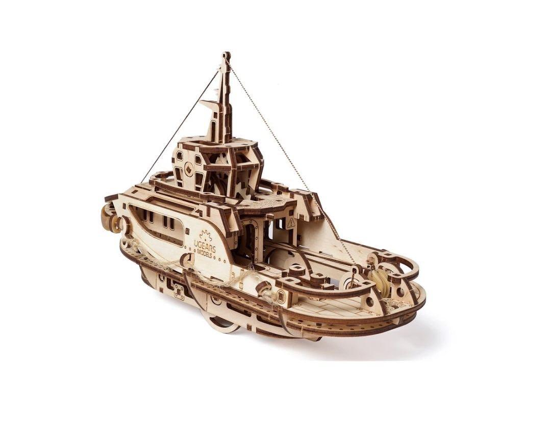 Ugear DIY Tugboat Model, Hobbies & Toys, Stationery & Craft, Handmade ...