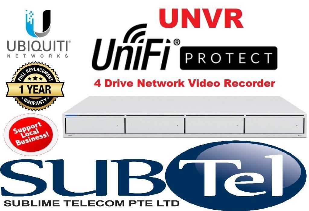 UNVR Ubiquiti UniFi Protect 4 Bay NVR Network Video Recorder UBNT (HDD ...